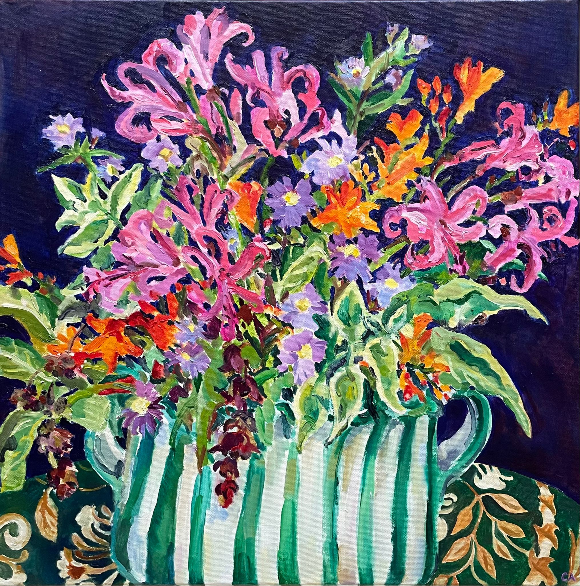 Nerine and Autumnal Flowers – Kate Preston Art