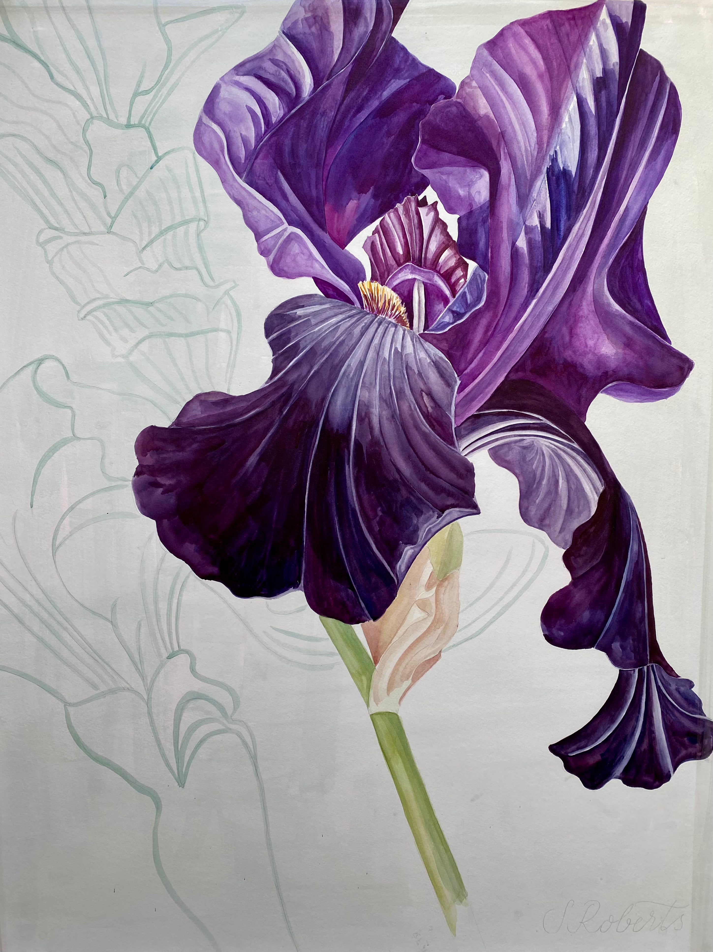 Iris Superstition II – Kate Preston Art