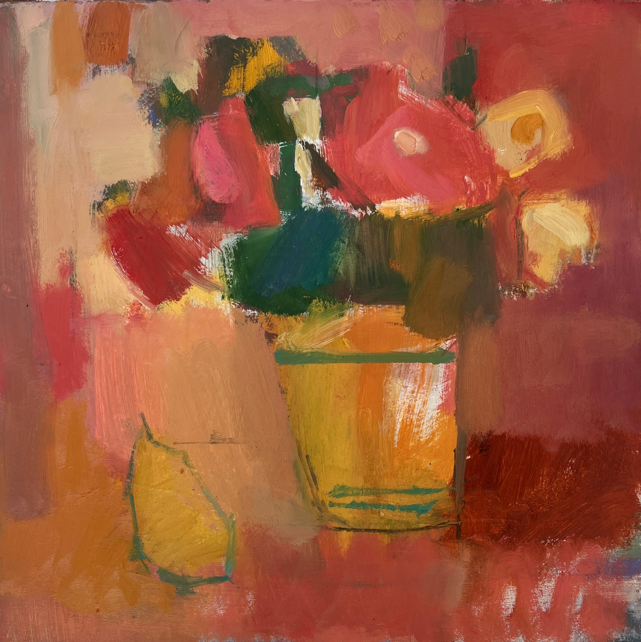 Still Life in Red & Yellow – Kate Preston Art