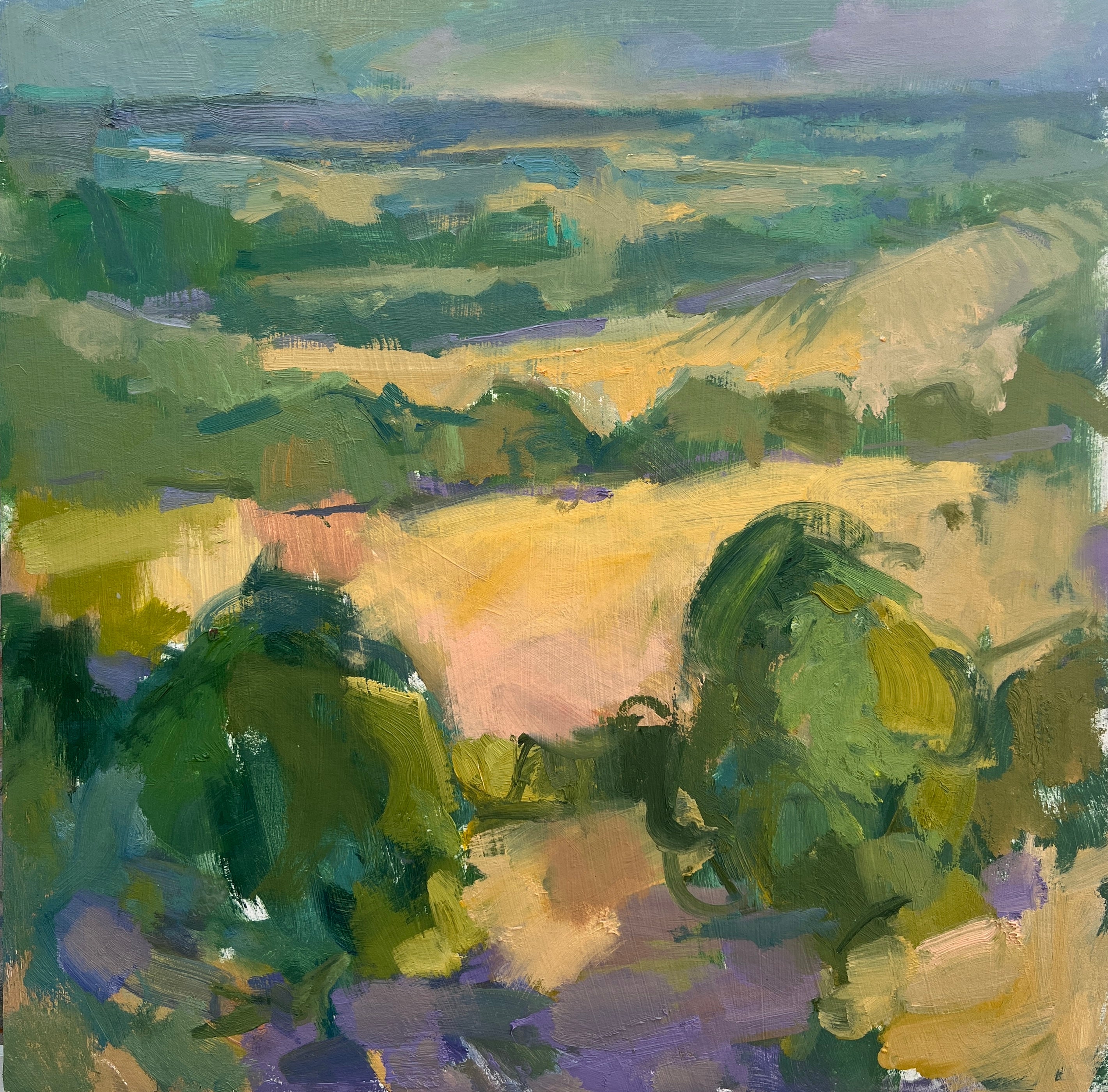 High Summer - South Downs – Kate Preston Art