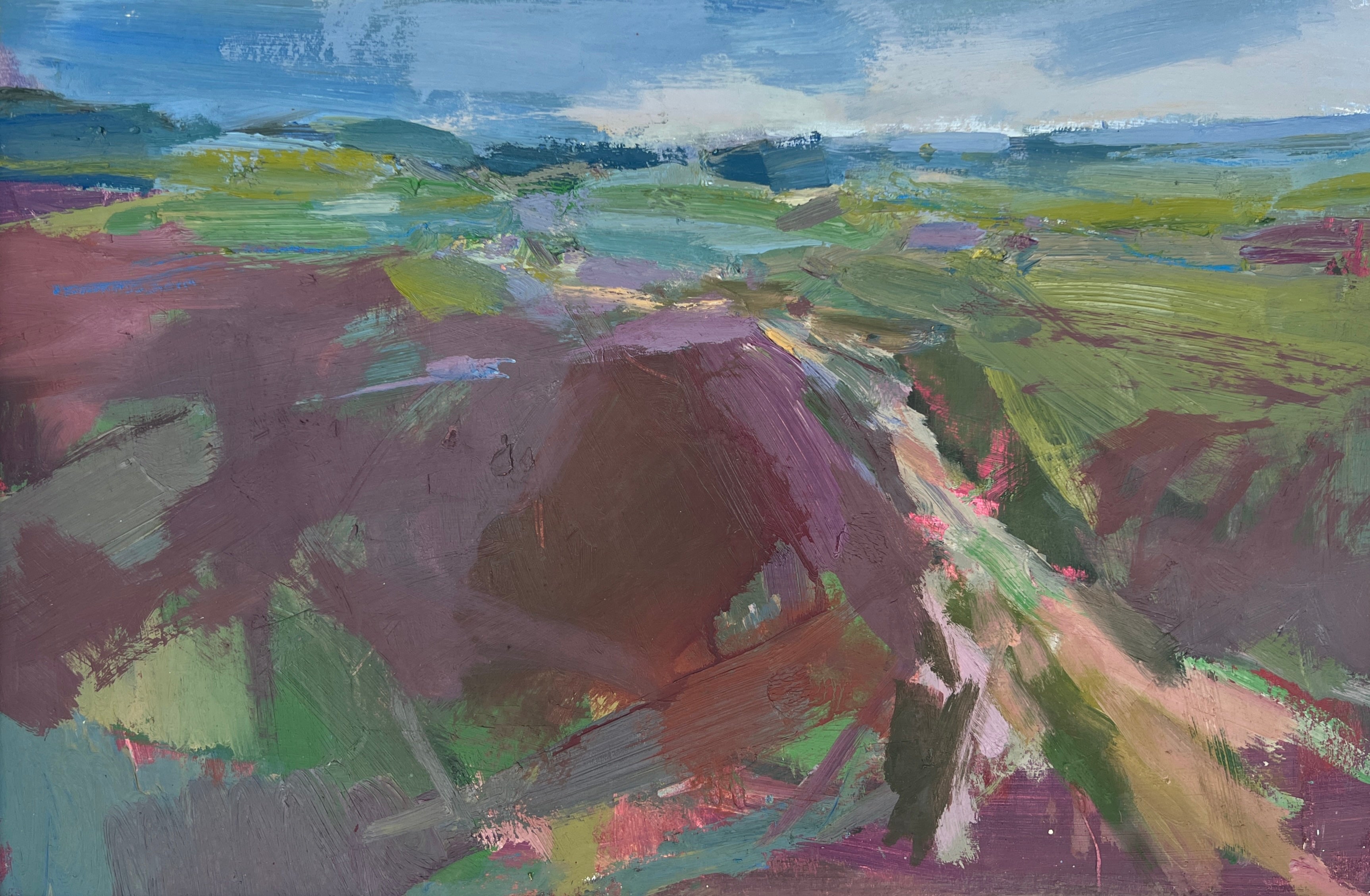 Track Across the Heather – Kate Preston Art