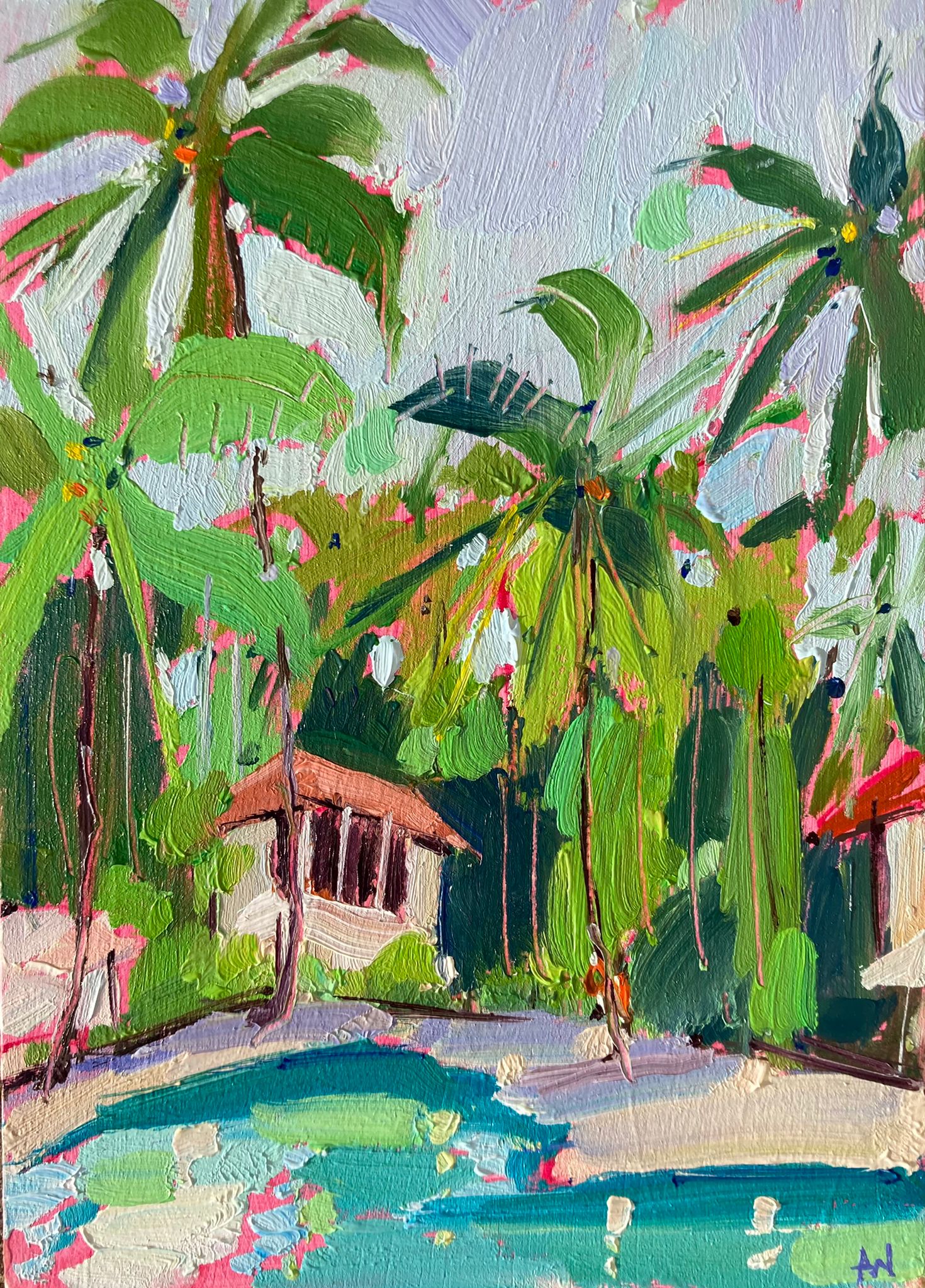 Tropical Swim – Kate Preston Art