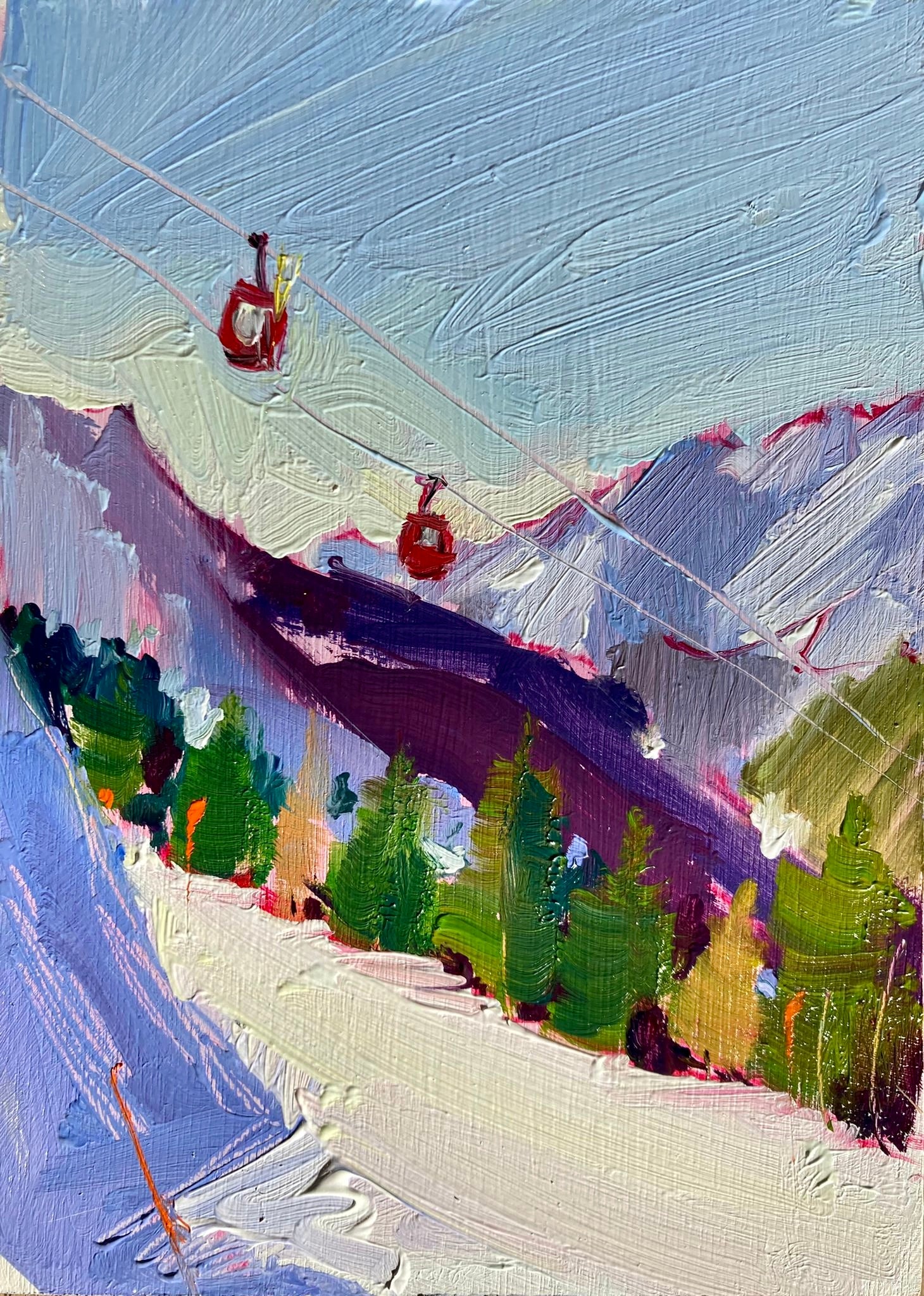 Cable Car II – Kate Preston Art