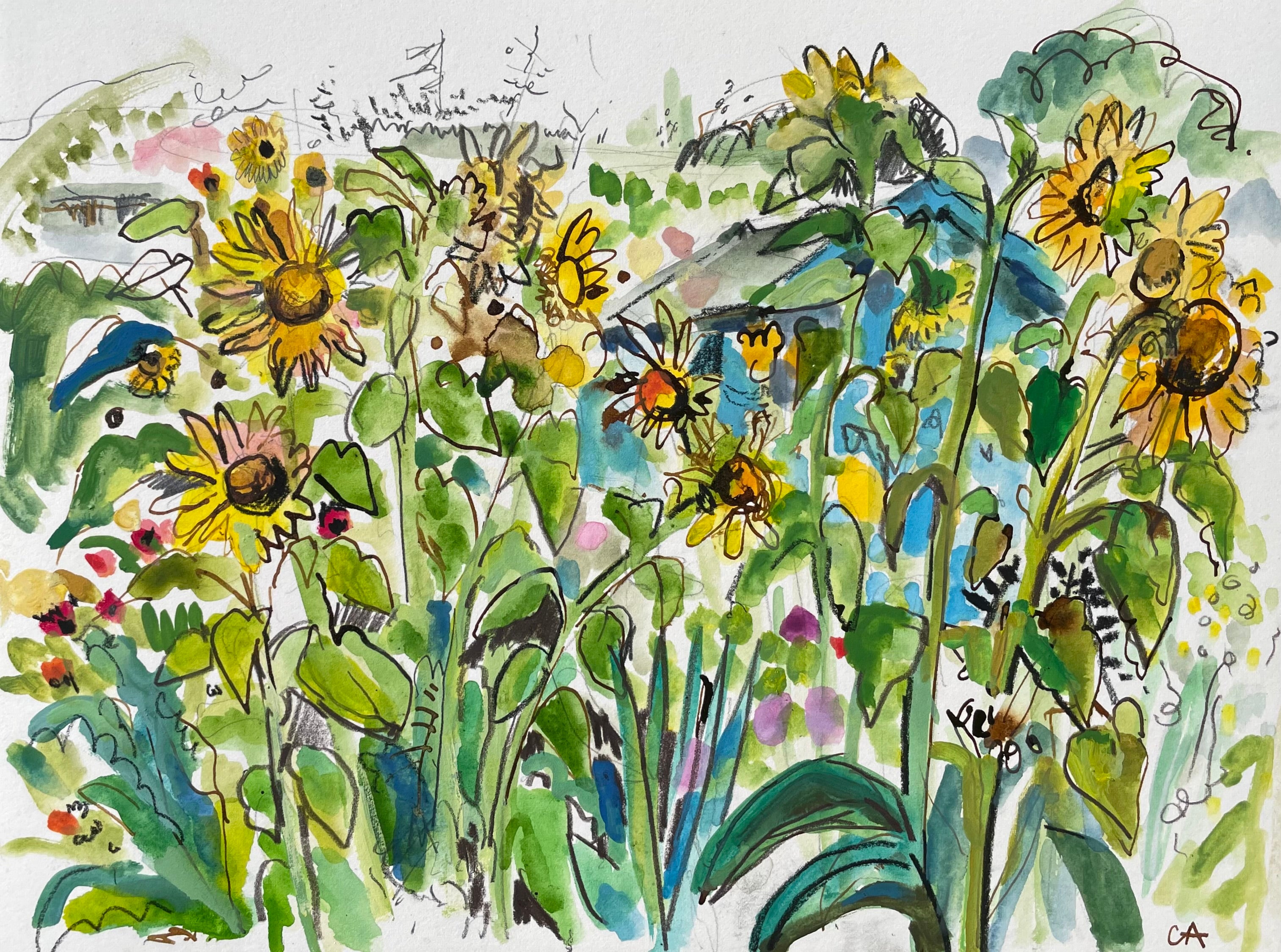 Sunflowers – Kate Preston Art