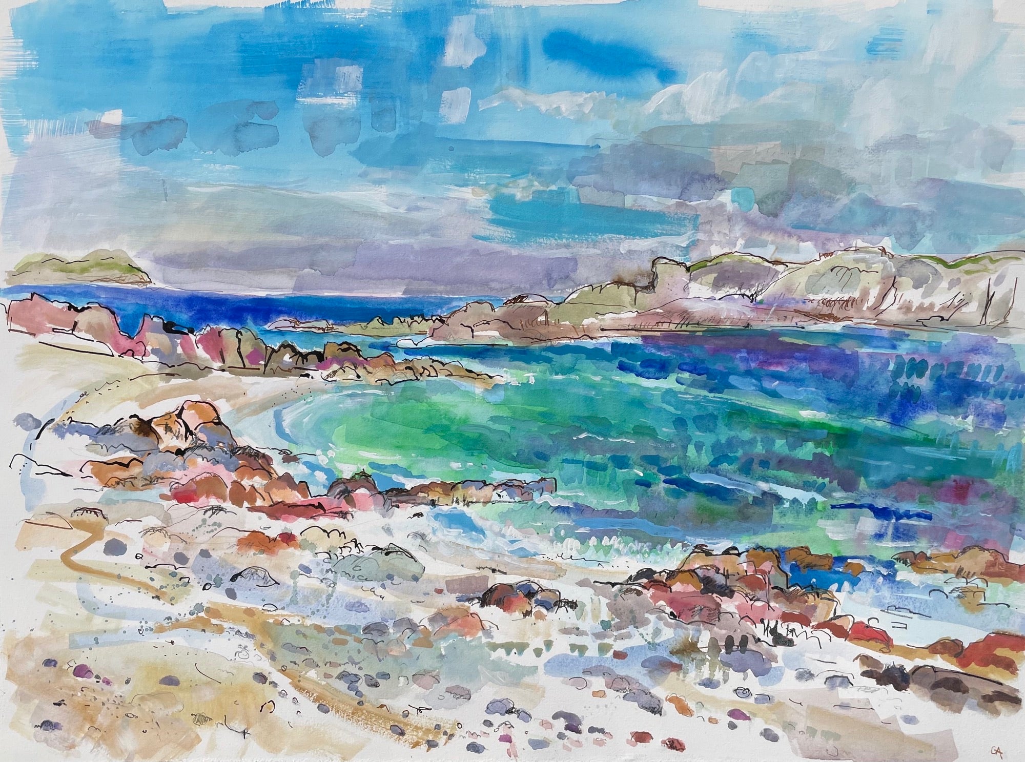 Spring, Calva Beach – Kate Preston Art