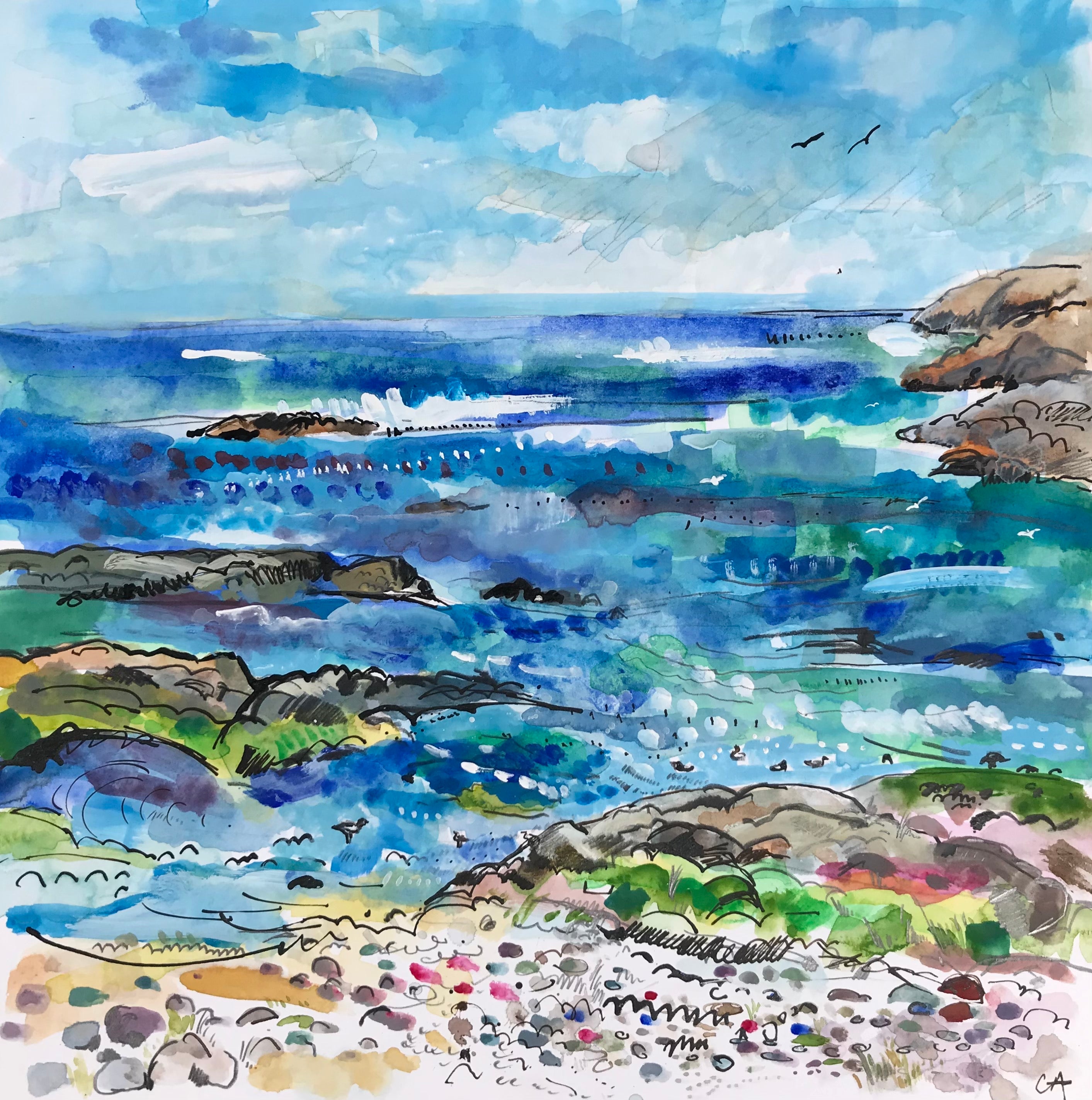 Bay at the Back of the Ocean – Kate Preston Art