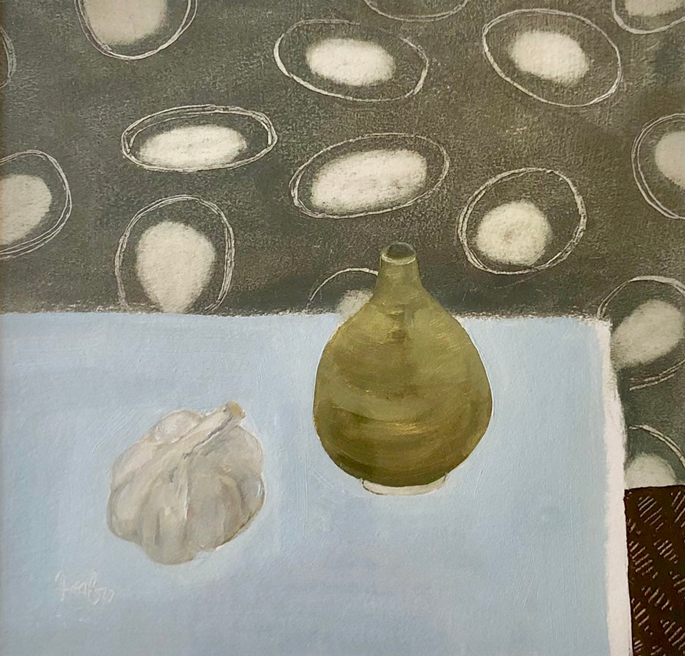 Garlic and Pot – Kate Preston Art